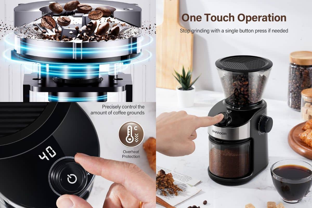 SHARDOR Burr Coffee Grinder Review – Alpine Mountain Coffee