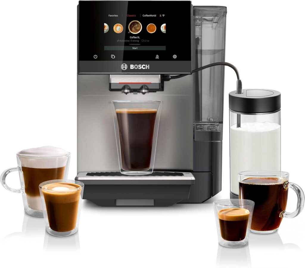 Bosch 800 Series Fully Automatic Espresso Machine with Milk Container ...